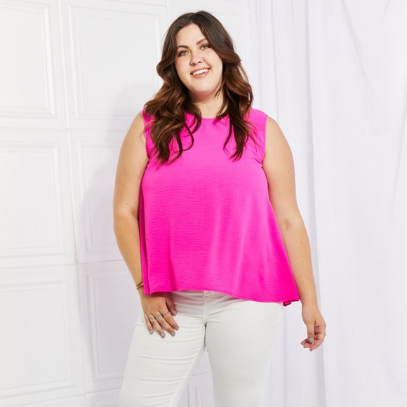 JODIFL | Tops | Jodifl Sweet Rays Full Size Flared Tank | Poshmark